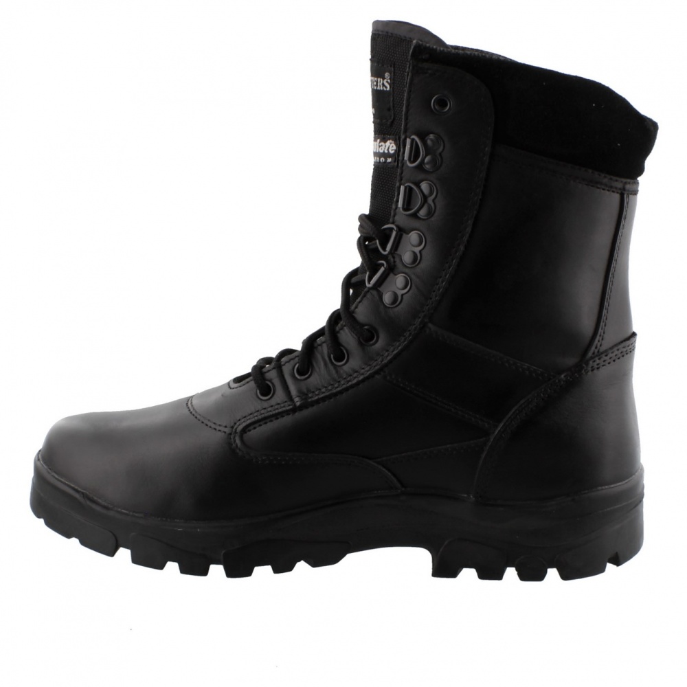 Grafters Top Gun Combat Boot Black - Bigfootshoes